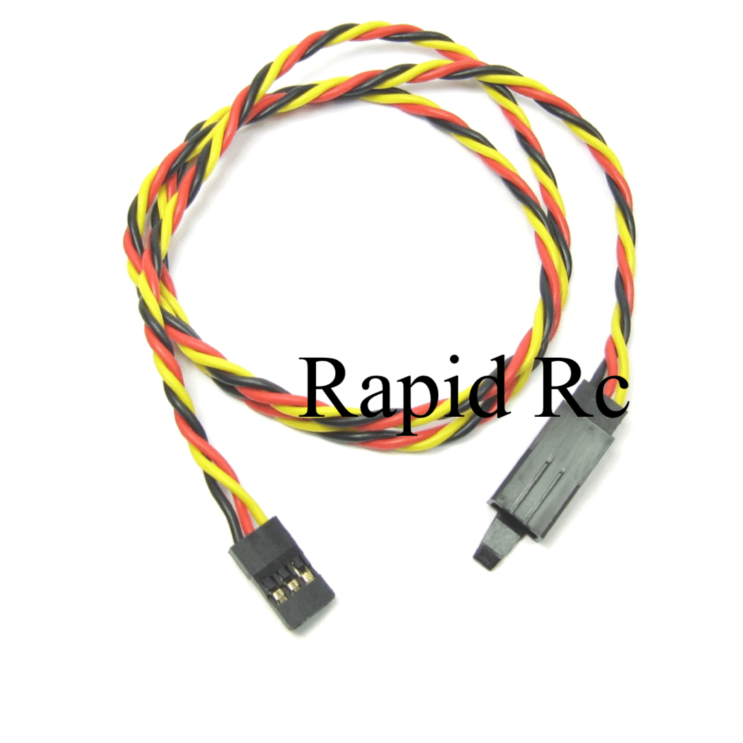 JR Twisted 45 CM Servo Lead Extention 22AWG