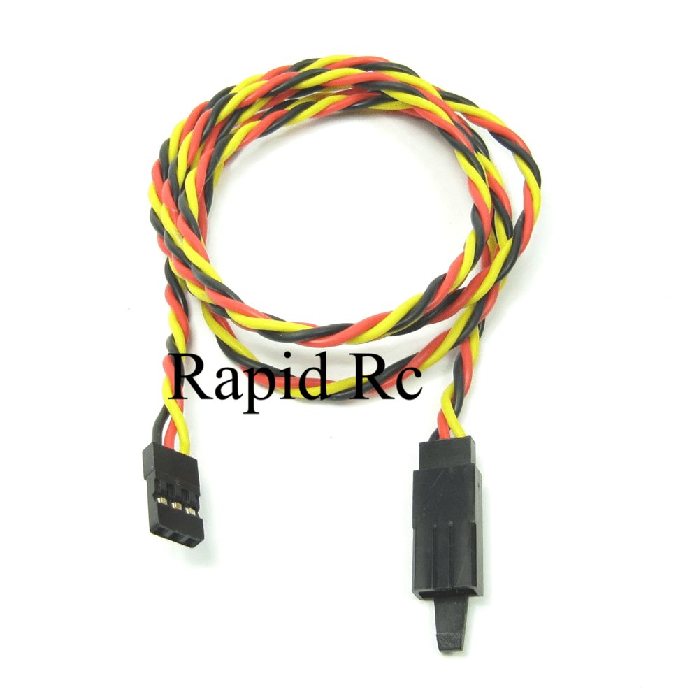 JR Twisted 90 CM Servo Lead Extention 22AWG