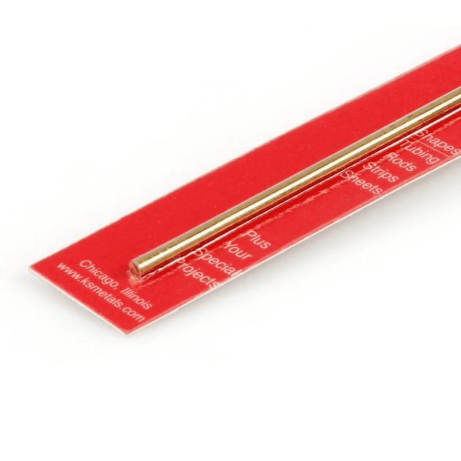 K&S1/8x12in Solid Brass Rod KNS8164