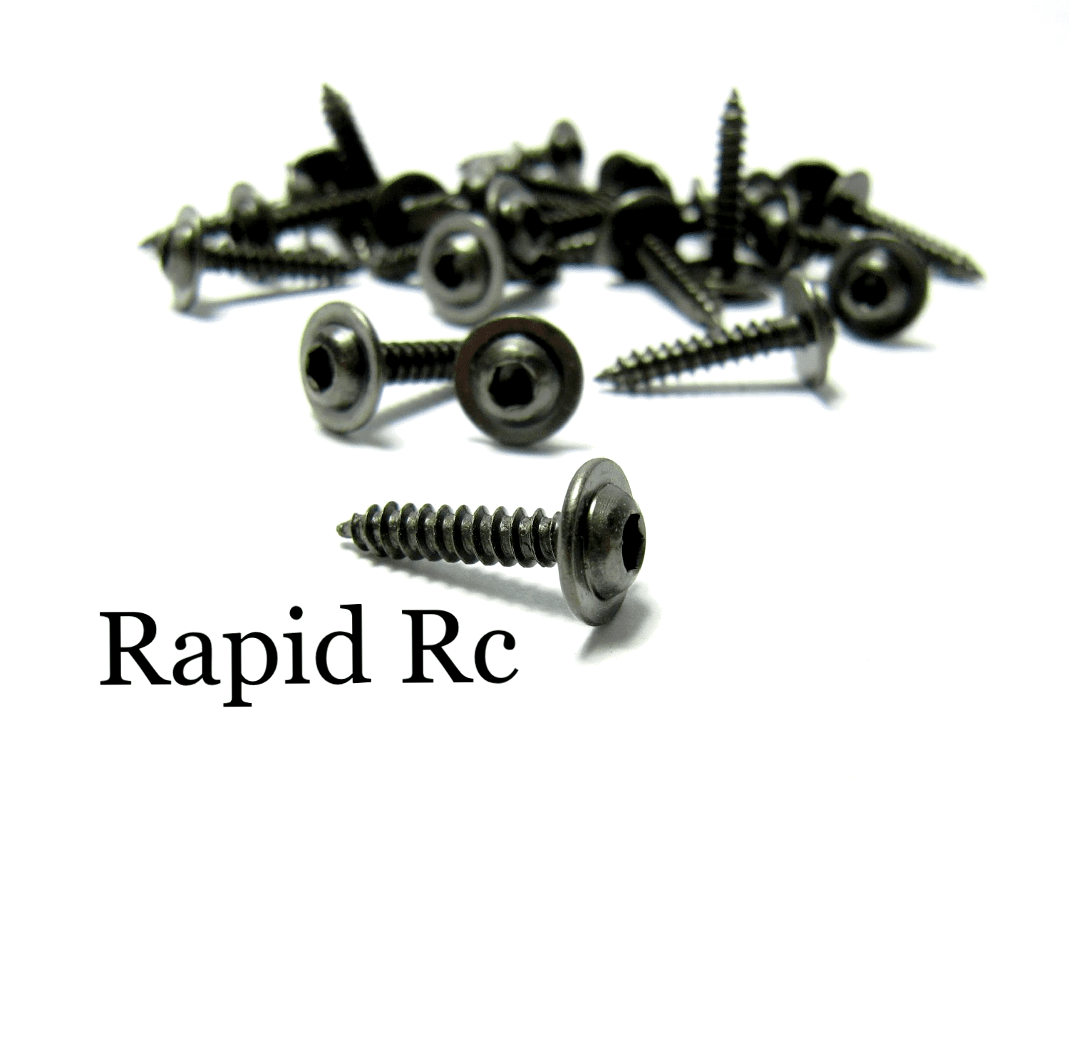Kuza 3mm x 15mm Socket Head W/shoulder Servo Mounting Screws Black