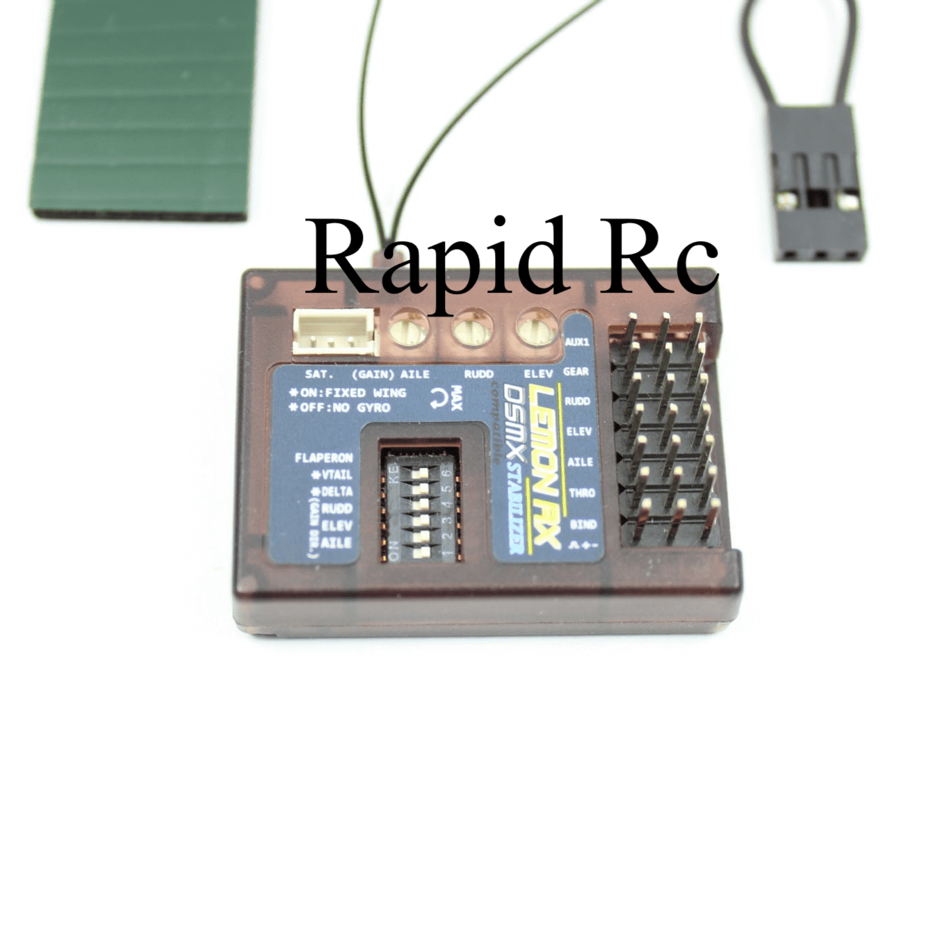 Lemon Rx DSMX /DSM2 Compatible 7 Channel Stabilizer Full Range top pin ...