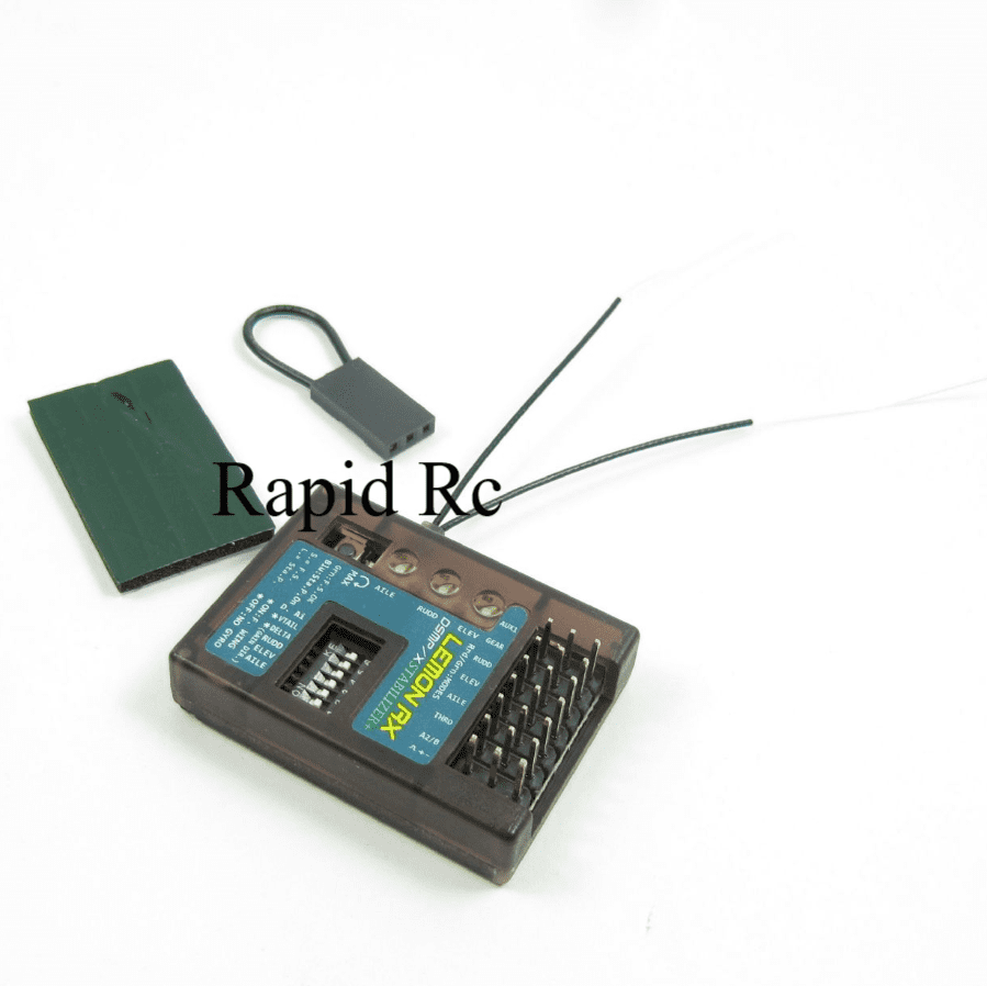 Lemon Rx Stabilizer PLUS 7-Ch Top Pin DSMP DSMX /DSM2 Compatible With ...