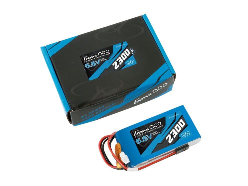 LiFe 2S 6 6V 2300mAh Tx with Futaba O-G2S2300-TX
