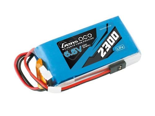 LiFe 2S 6 6V 2300mAh Tx with Futaba O-G2S2300-TX