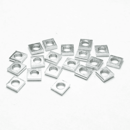 M3 Steel Square Nuts zinc plated 5x5mm