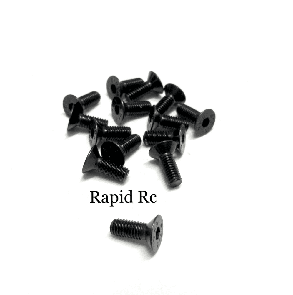 M3 x 8mm Counter sunk High Tensile Hex Bolt
