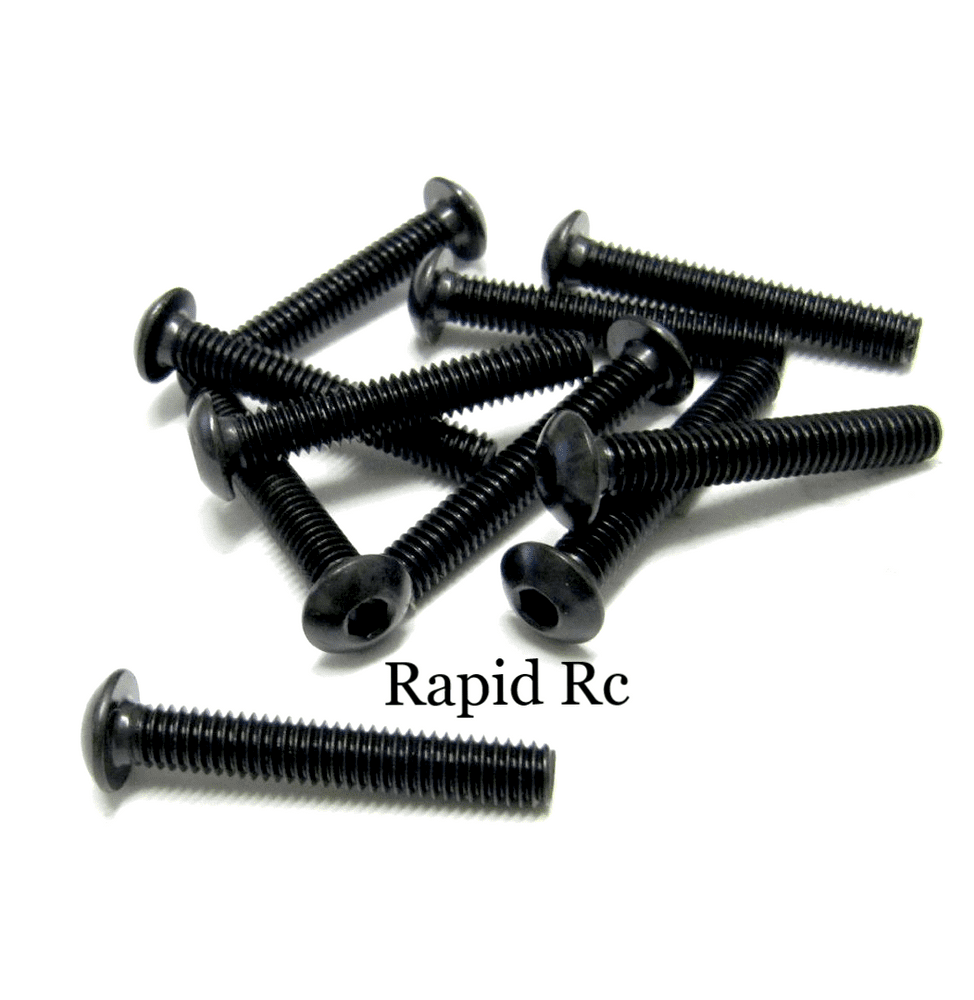M4 x 25mm Button Head Hex High Tensile Bolts