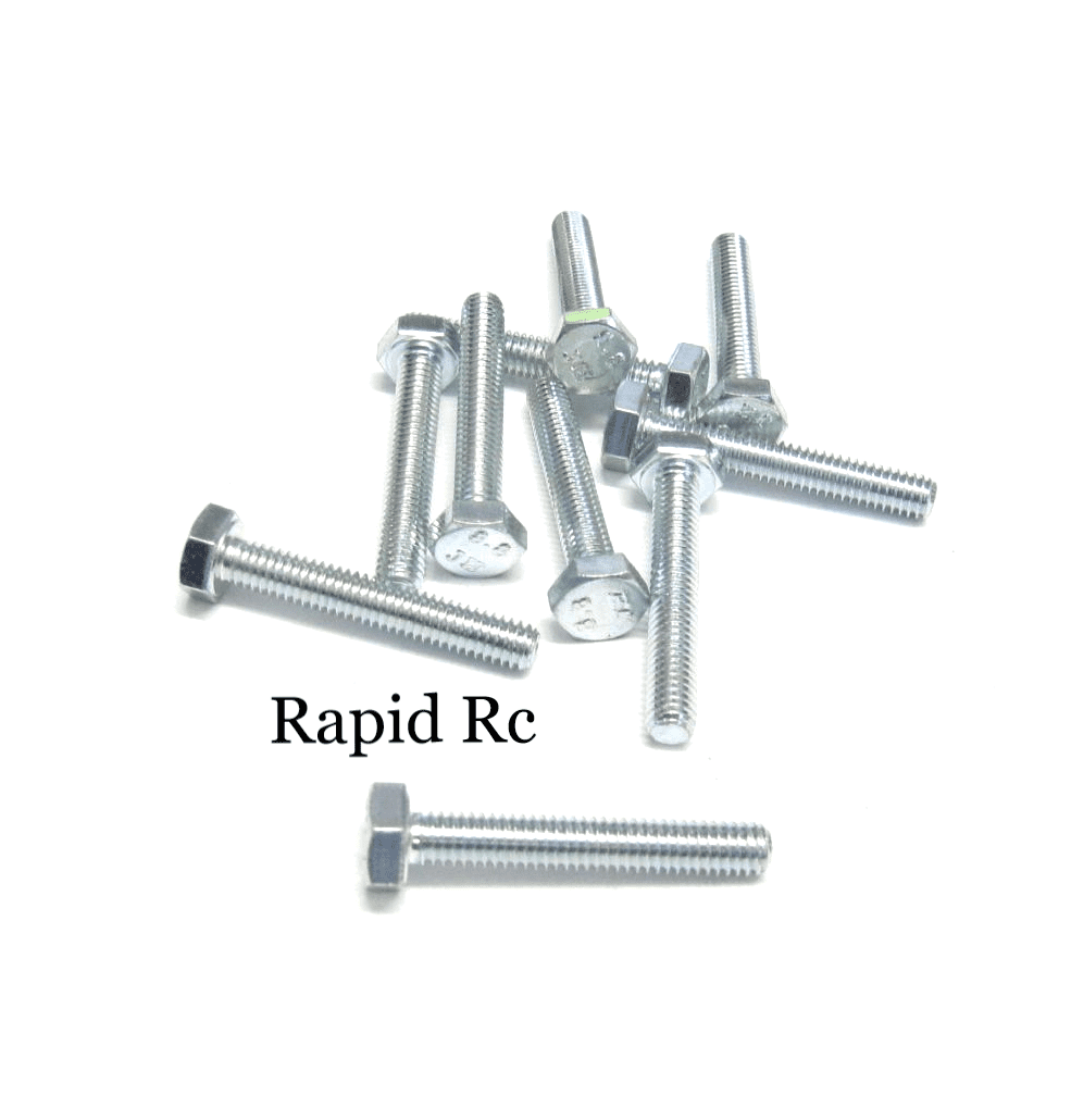 M4 x 25mm Hex Head High Tensile Hex Bolts