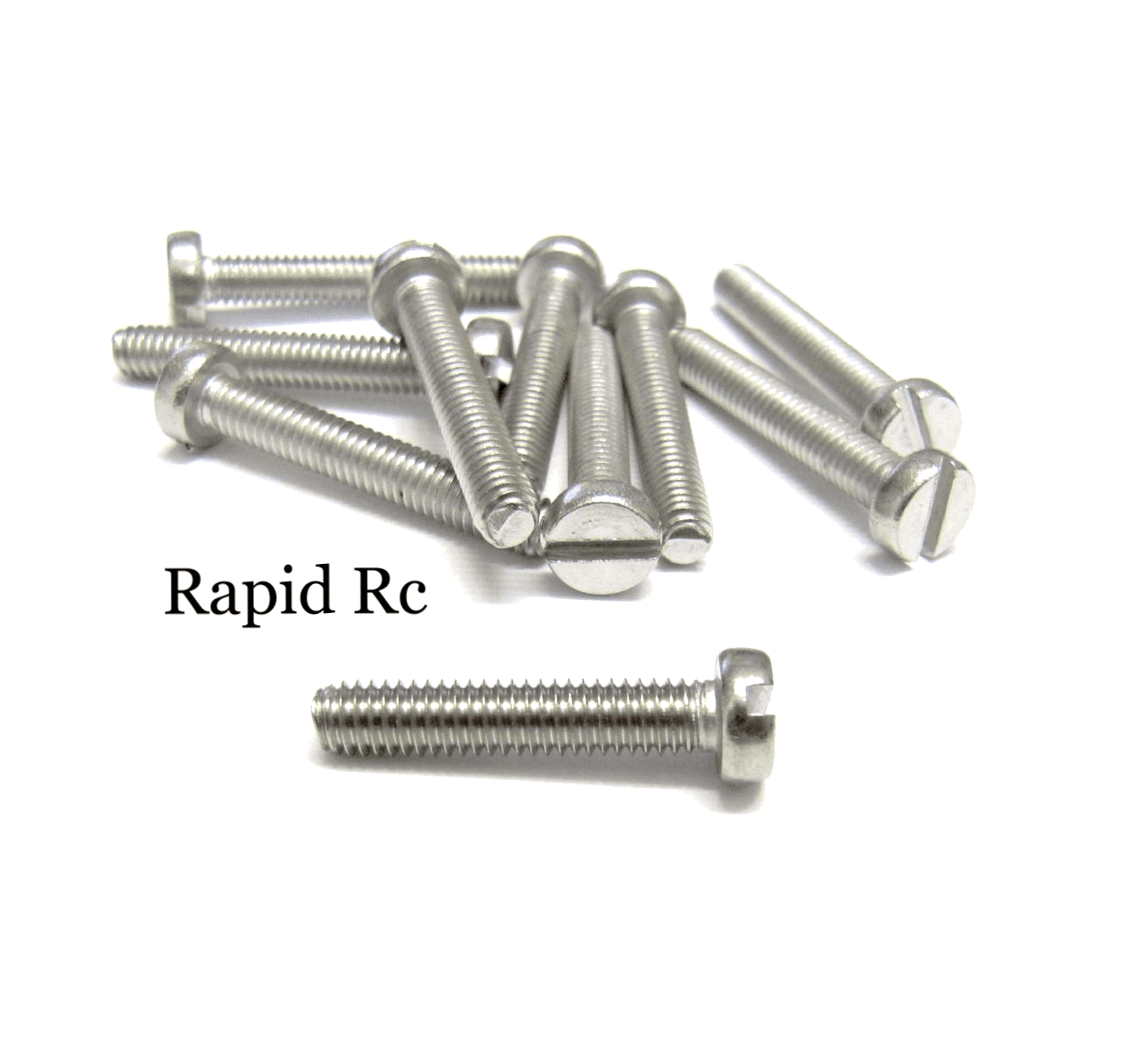 M4 x 25mm Stainless Steel Slotted Machine Screw