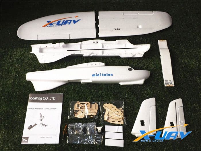 Mini Talon FPV Plane EPO 1300mm PNP x-uav