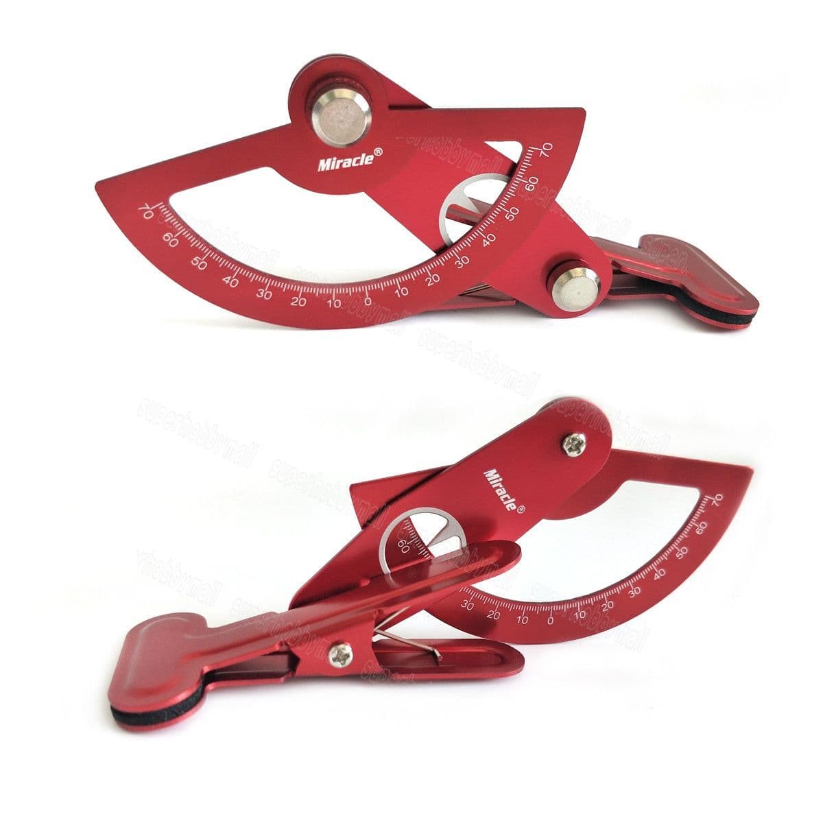 Miracle Anodized Aluminum Throw Meter Red