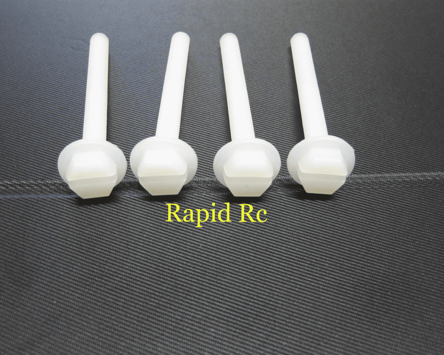 Nylon Screws - Flat Headed wing Bolts M6x60mm White