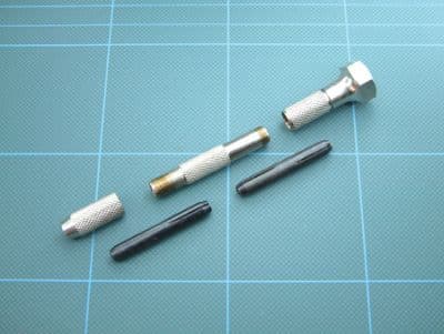 Revolving Head Pin Vice with Reversible Collets