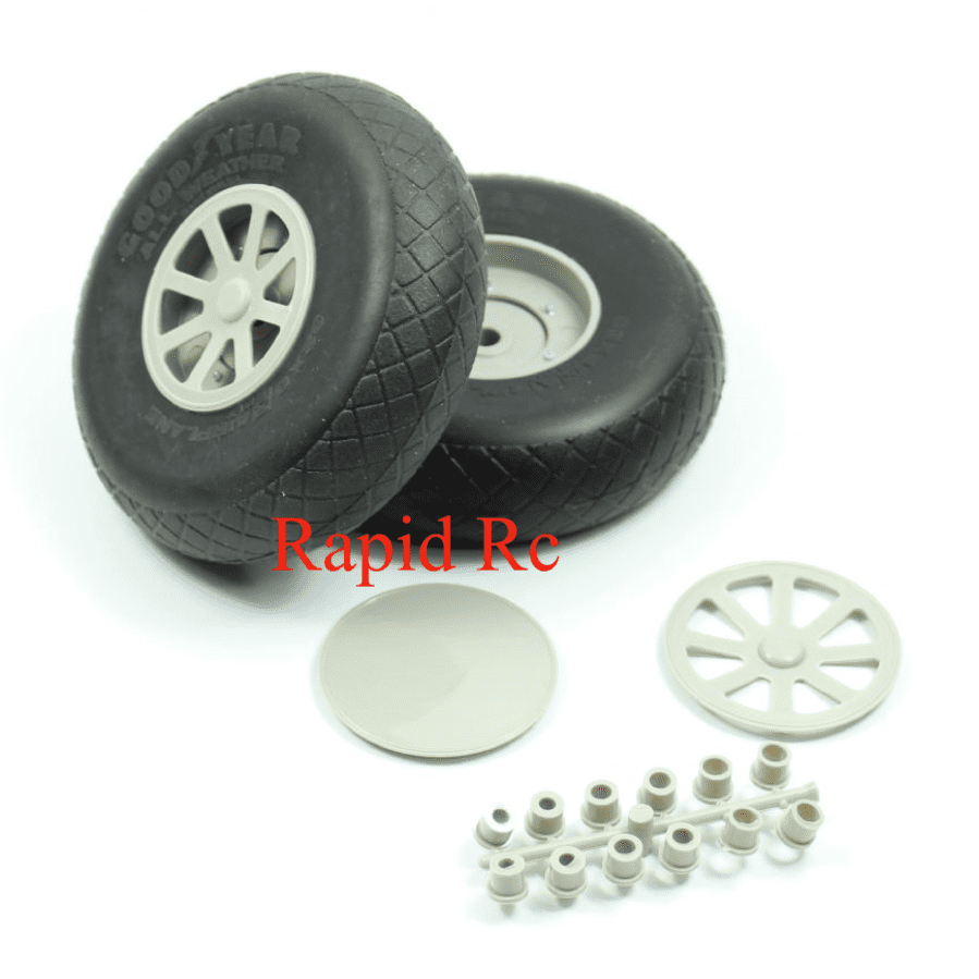 Robart Scale Wheel-Diamond Tread 3 75"/Pr F-RB136