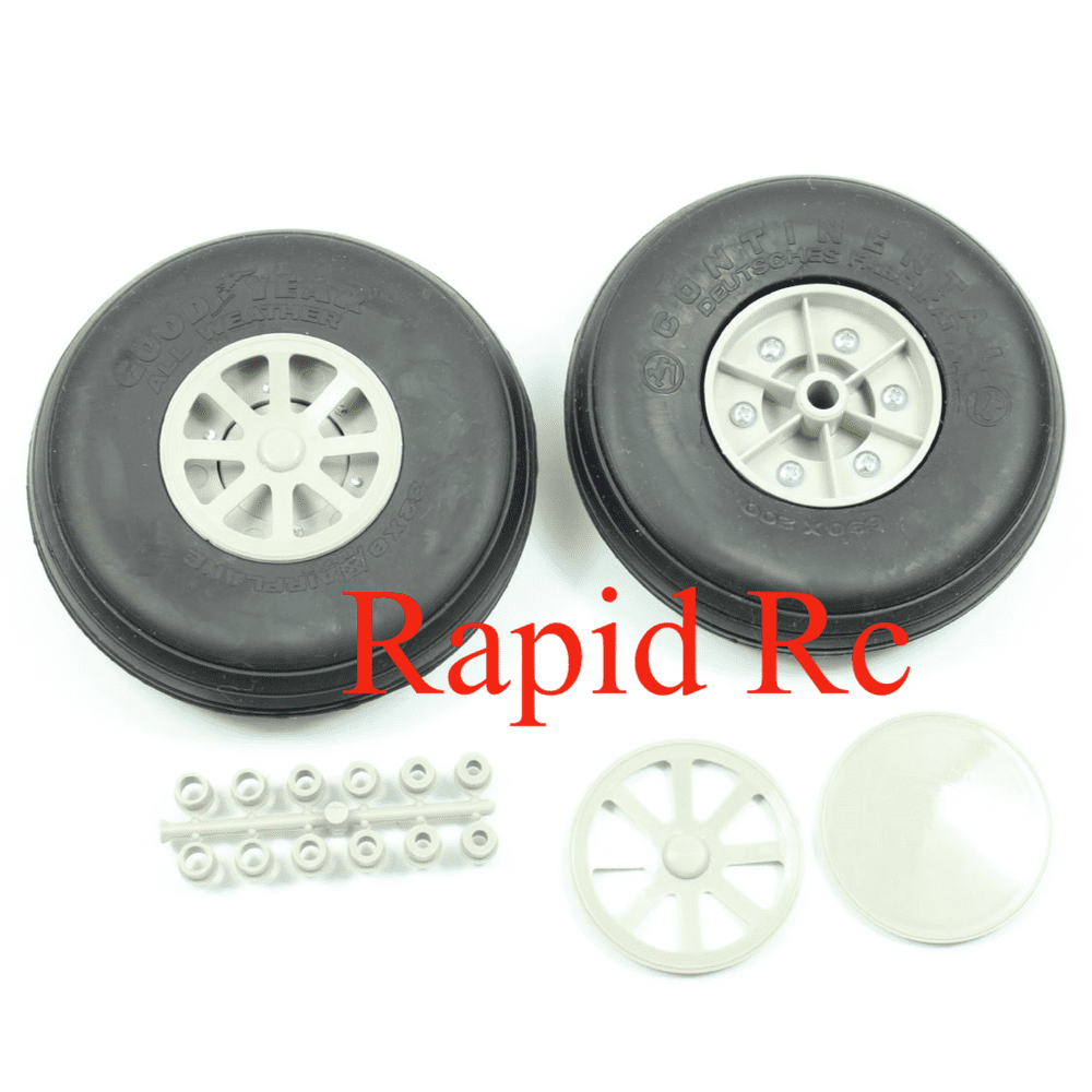 Robart Scale Wheel-Straight Tread 2 5"/Pr F-RB112