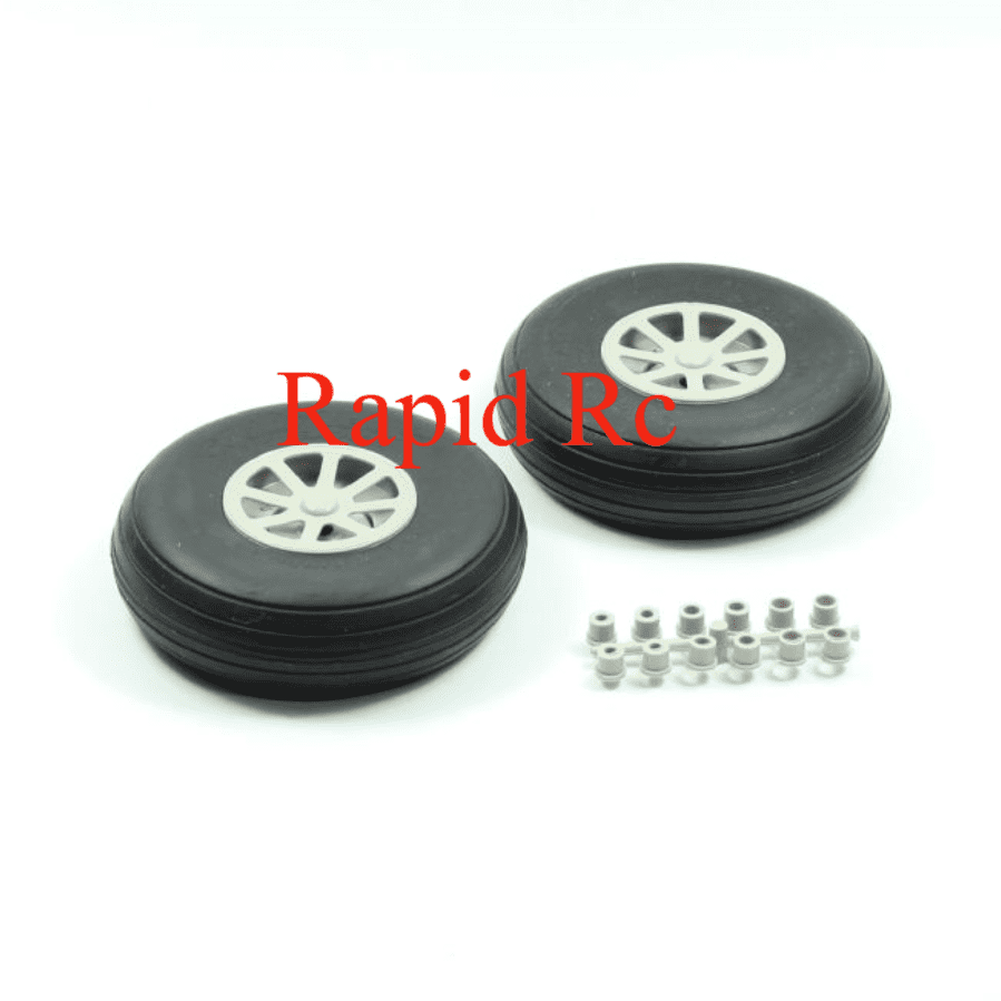 Robart Scale Wheel-Straight Tread 3"/Pr F-RB114