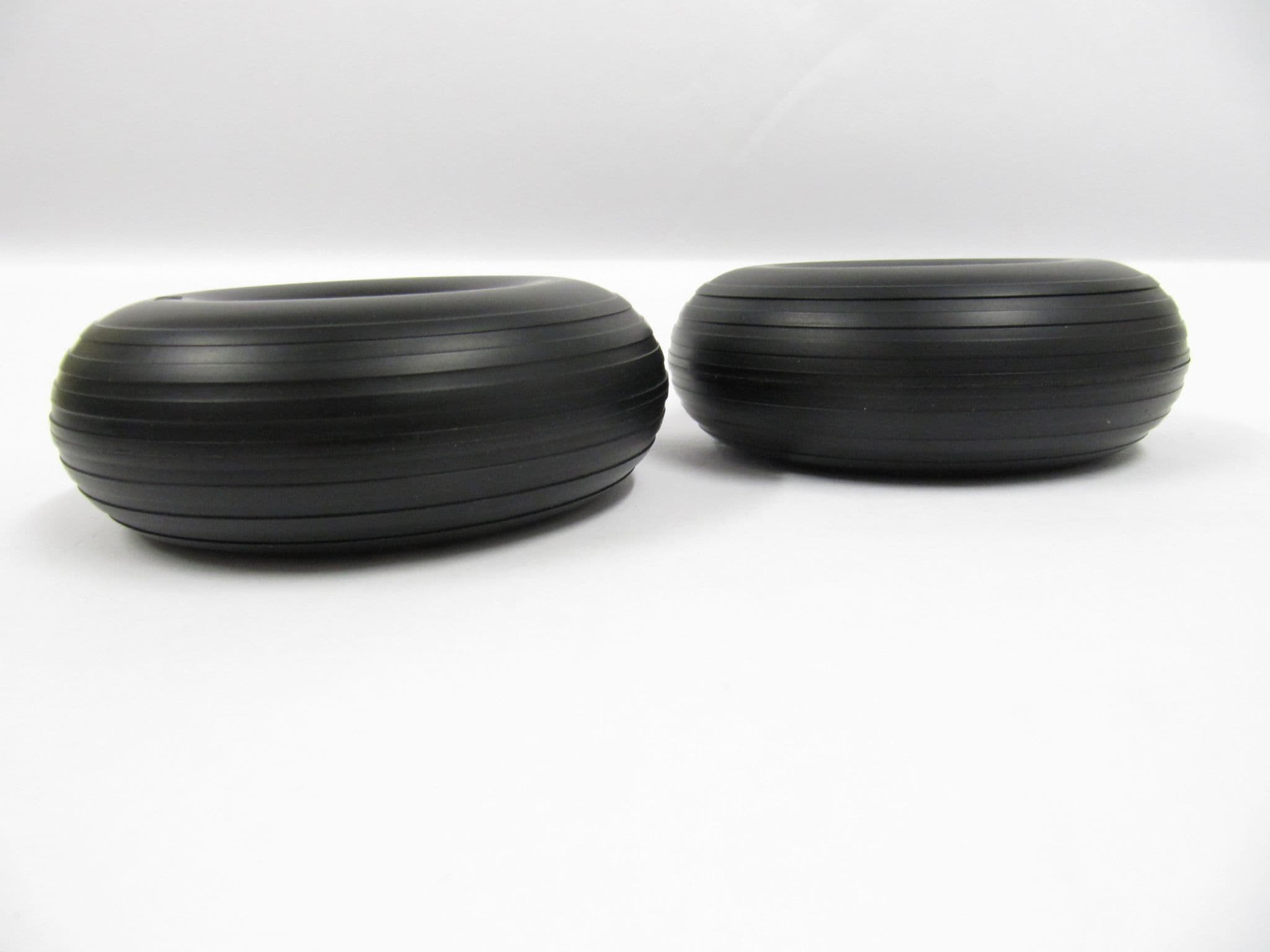 Scale Alloy Hub Rubber Wheel 3 25" / 82 mm 2pc Gold Rim