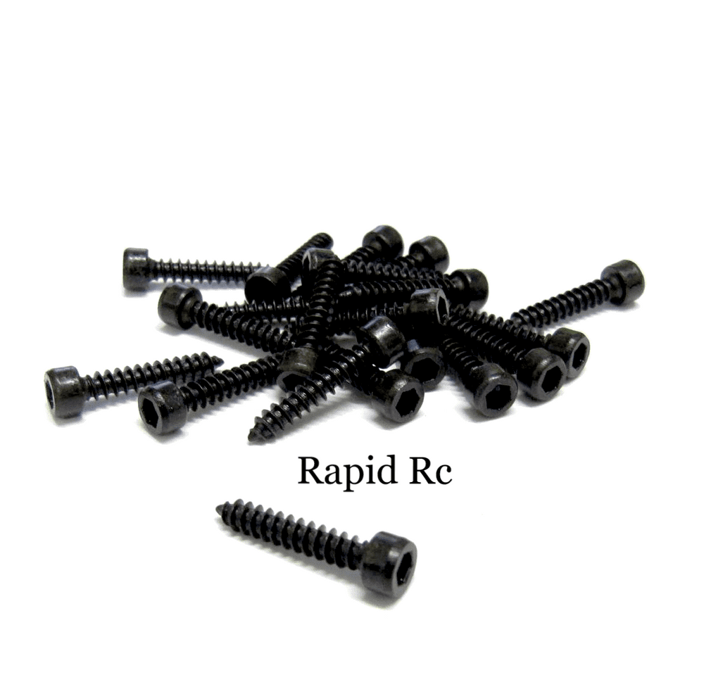 Servo Mounting Screws 3mmx18mm Socket Head Black