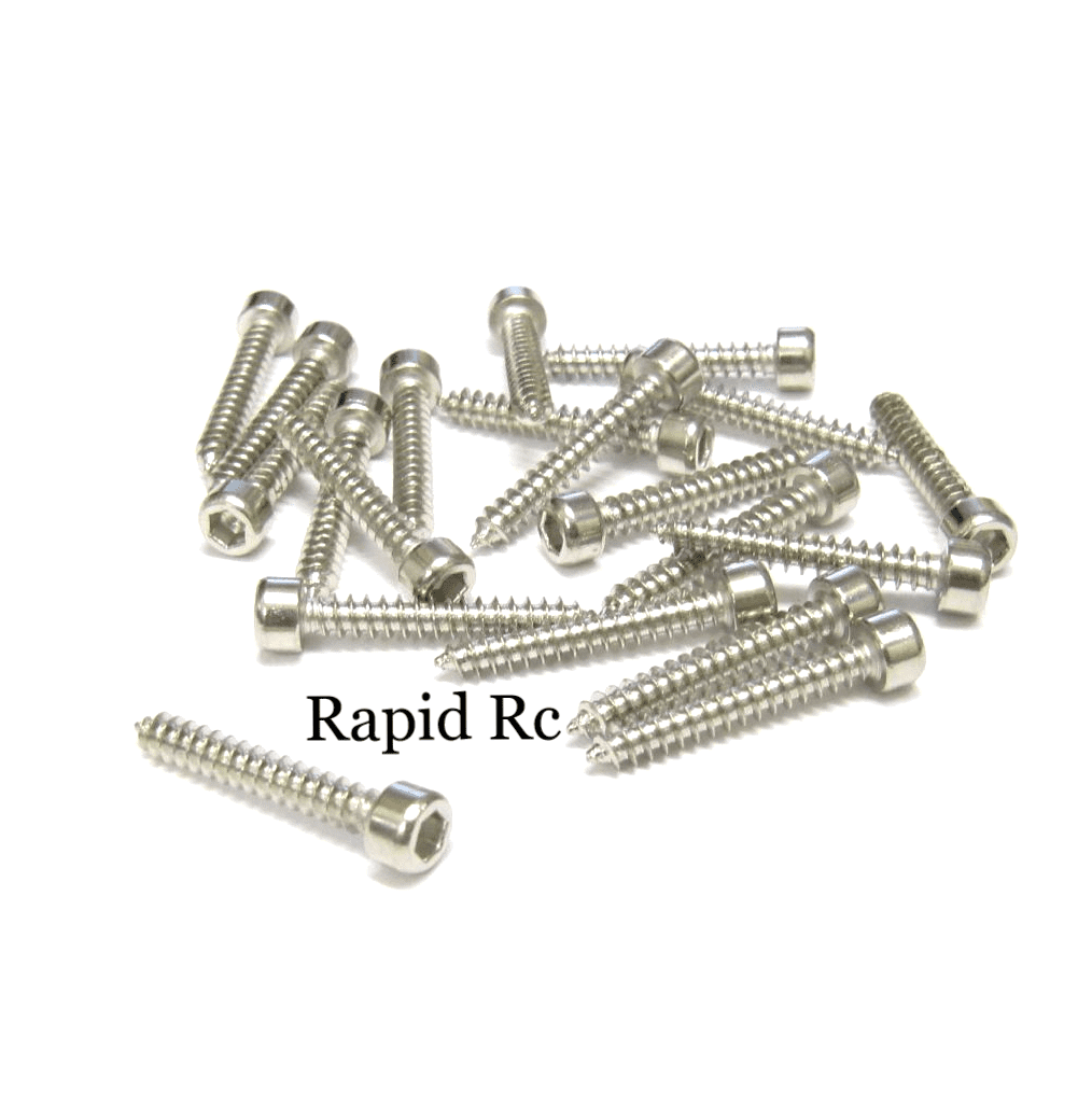 Servo Mounting Screws 3mmx20mm Socket Head silver