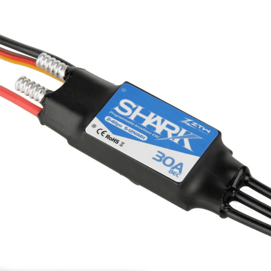 Shark Marine 30A BEC ESC 2-4 LiPo Water-cooled
