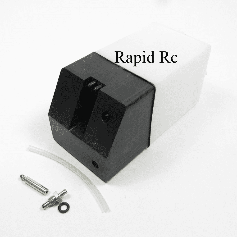 Slec Fuel Tank 14oz-420cc Square Black L-SL088C