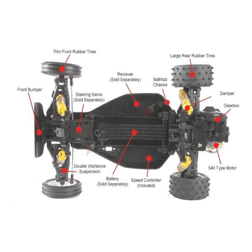 Tamiya Sand Viper DT-02 Tuned 2WD 58374