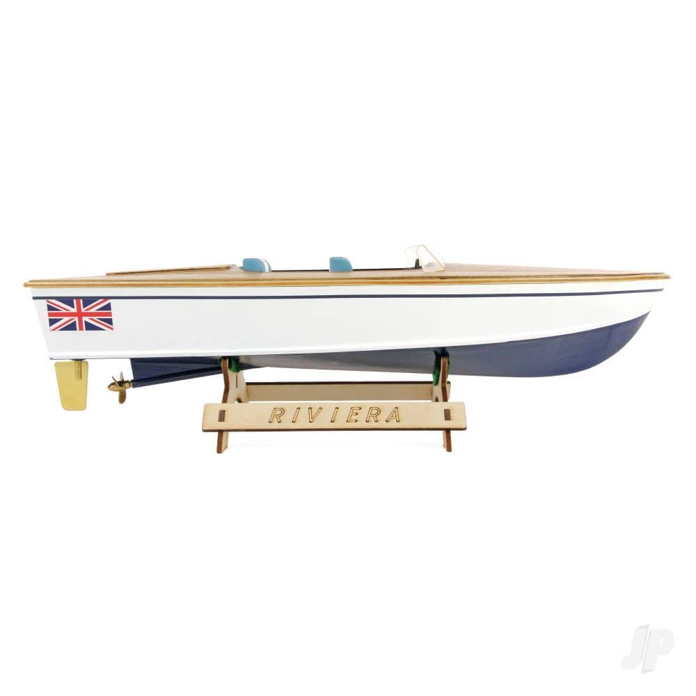 The Wooden Model Boat Company Riviera Motor Boat Kit 400mm
