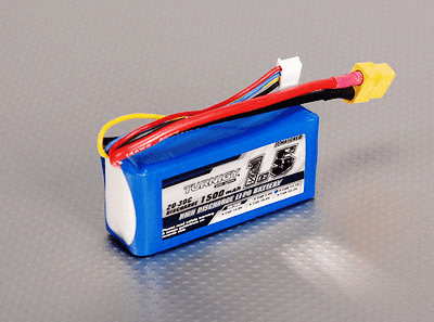 Turnigy 1500mAh 3S 20C Lipo Battery Pack