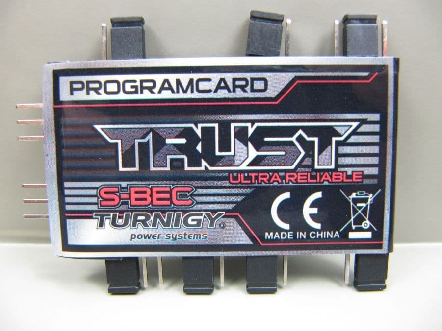 Turnigy Trust SBEC Programming Card