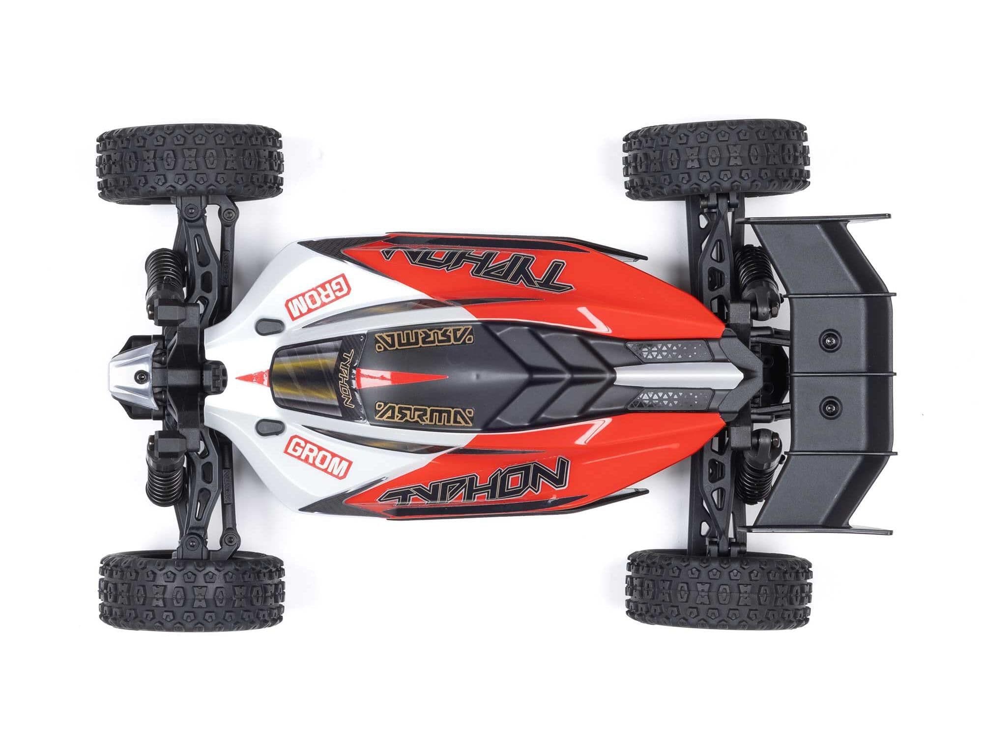 TYPHON 1/14 GROM MEGA 4X4 Buggy with Battery & Charger Red