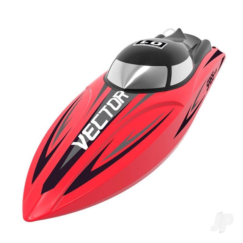 Vector SR65 Brushed RTR Racing Boat Red