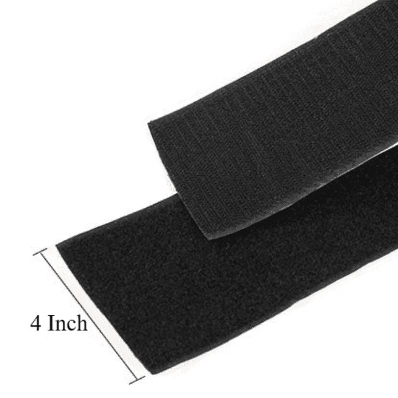Velcro Peel-n-Stick Self-Adhesive Black 4& x22; & x28; one meter& x29;