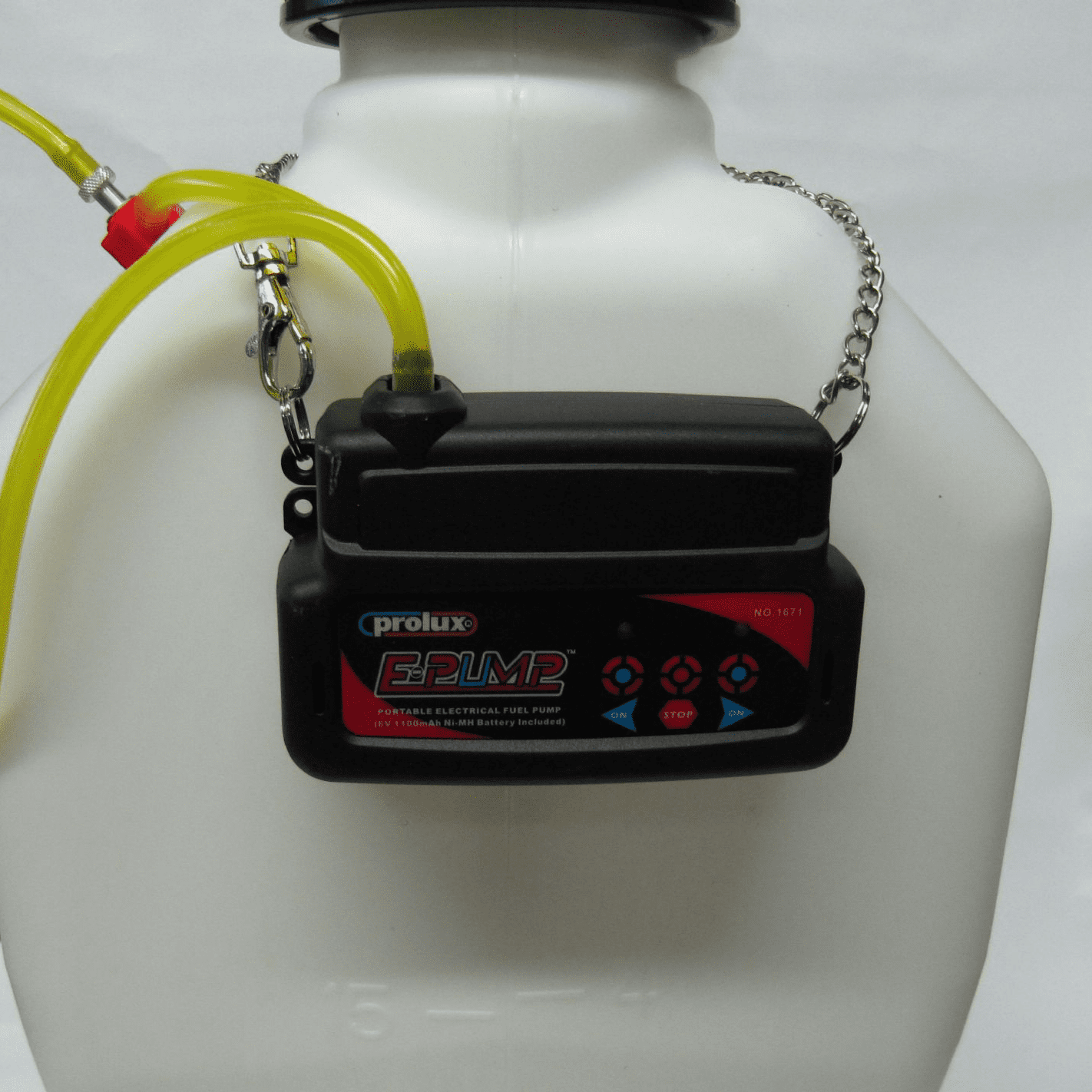 VP Racing Fuel Caddy 20 Litre with Electric pump White