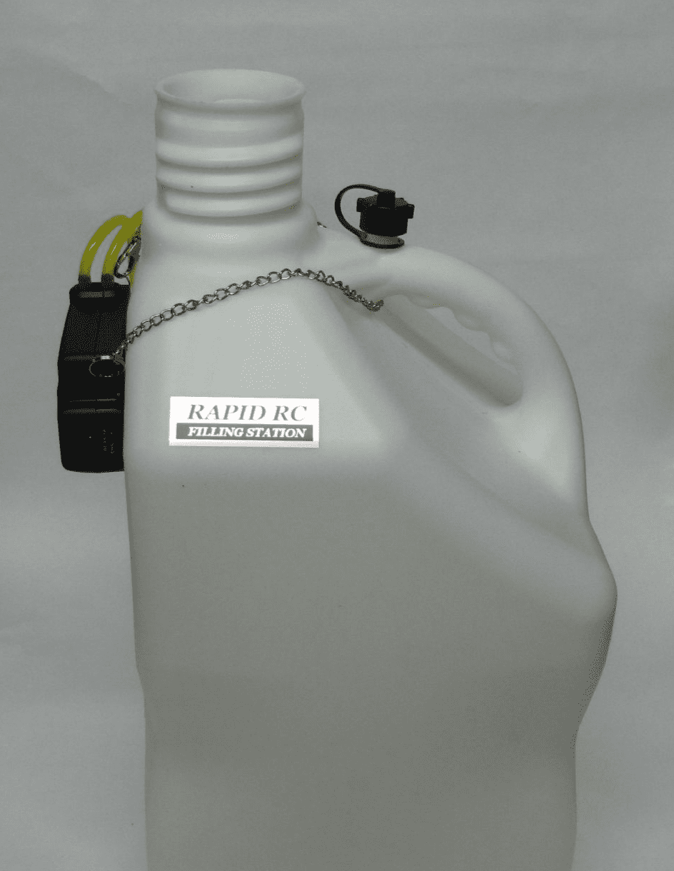 VP Racing Fuel Caddy 20 Litre with Electric pump White