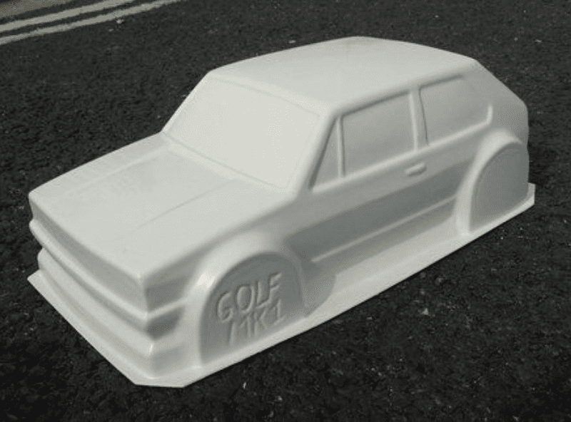 VW MK1 GOLF BANGER RACING BODYSHELL ABS 708