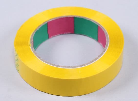 Wing Tape 45mic x 24mm x 100m Narrow - Yellow