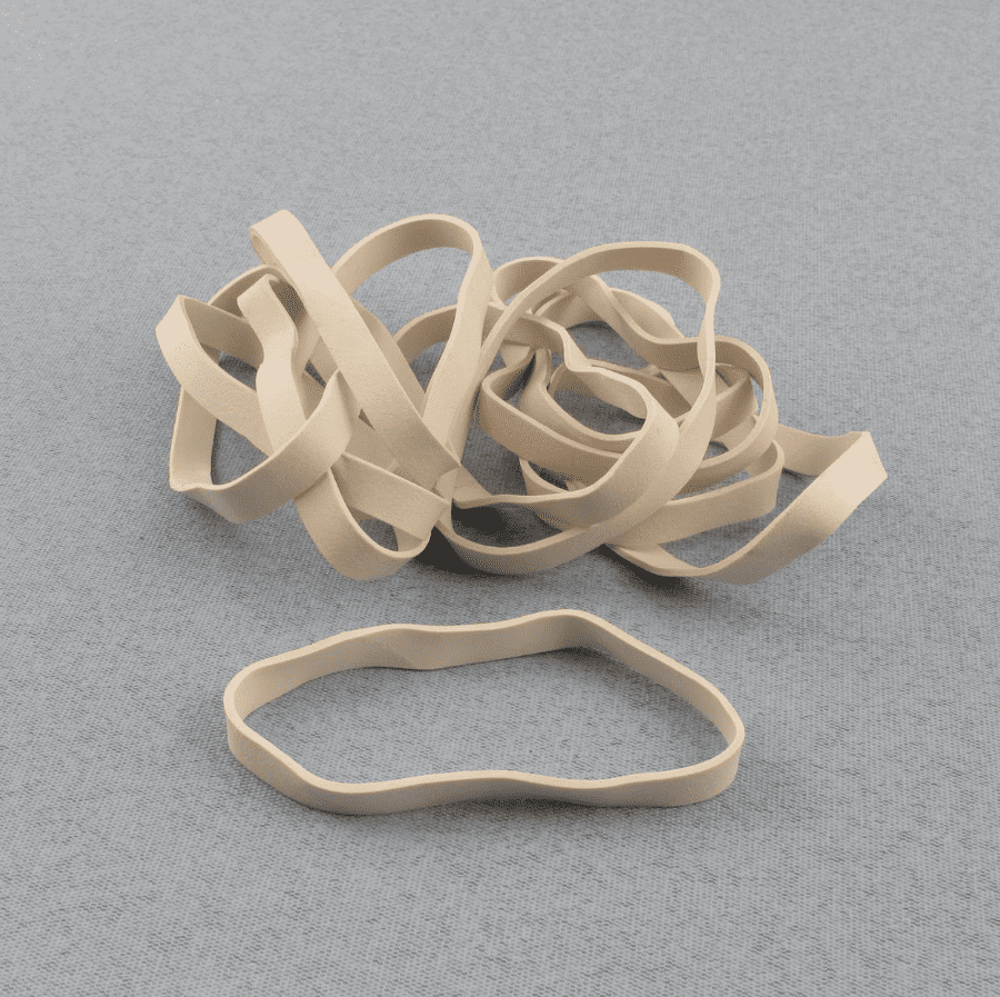 Wingbands White 3" 80x6mm pk12 F-RAA1086