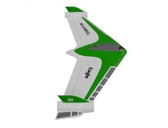 XFLY EAGLE 40MM EDF FLYING WING WITH GYRO - GREEN