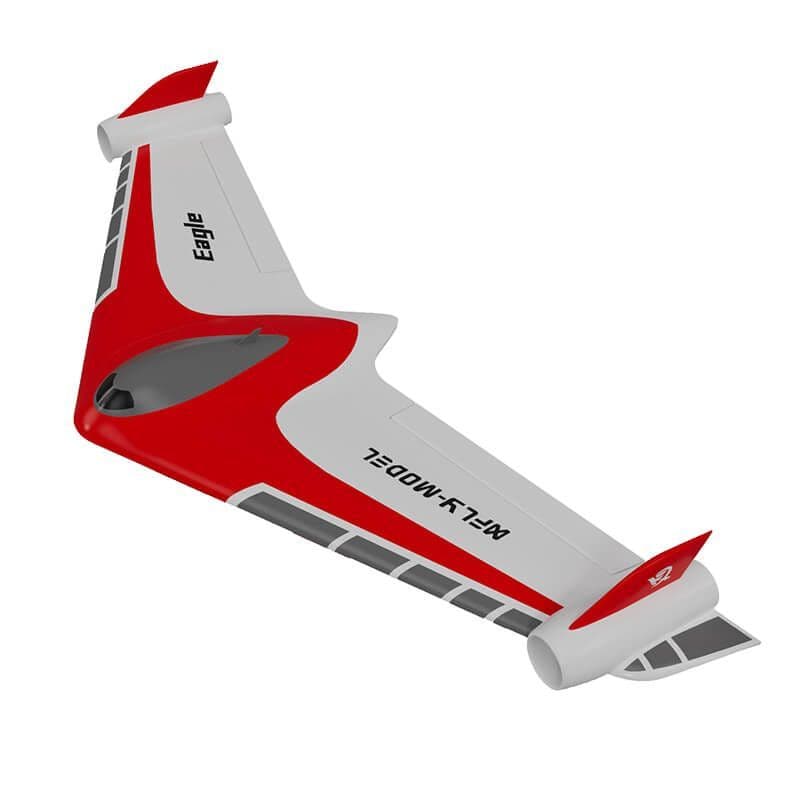 XFLY EAGLE 40MM EDF FLYING WING WITH GYRO - RED