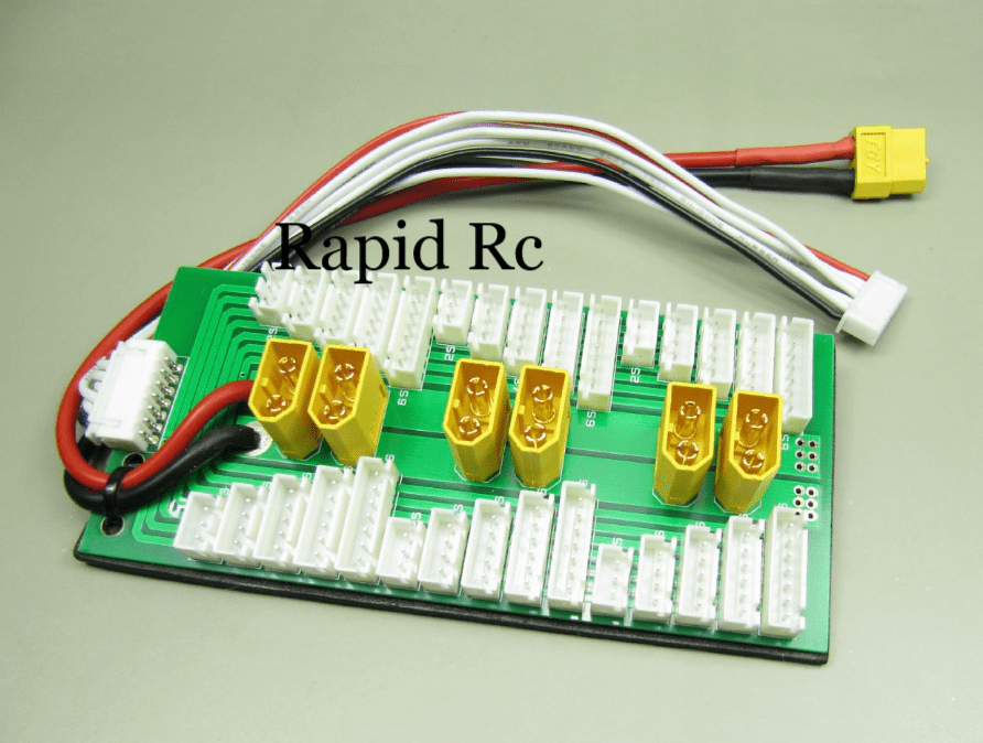 XT60 Parallel charging Board for 6 packs 2 6S