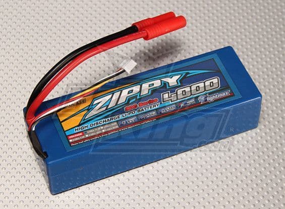 ZIPPY 4000mAh 3S1P 30C Hard case Pack