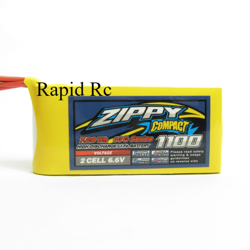 Zippy Flightmax 1100mAh 6 6v LiFePo4 2S1P Receiver Pack