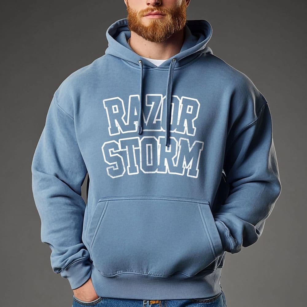 S417 Retrograde vintage Blue Stone hood
