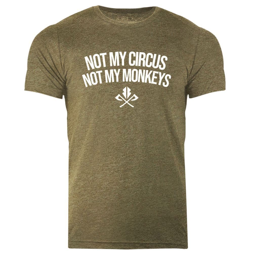 Not my circus Not my monkeys T-shirt by Razorstorm