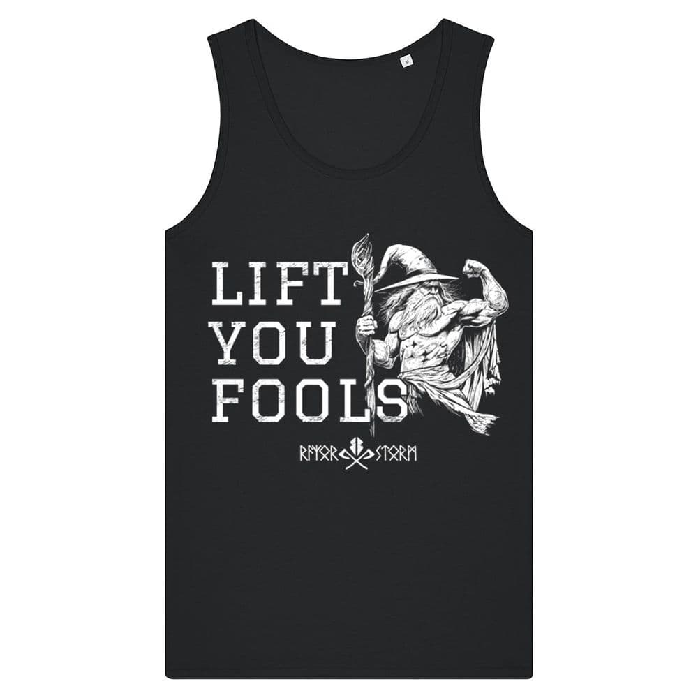 s857 Lift you fools - Tank - Black