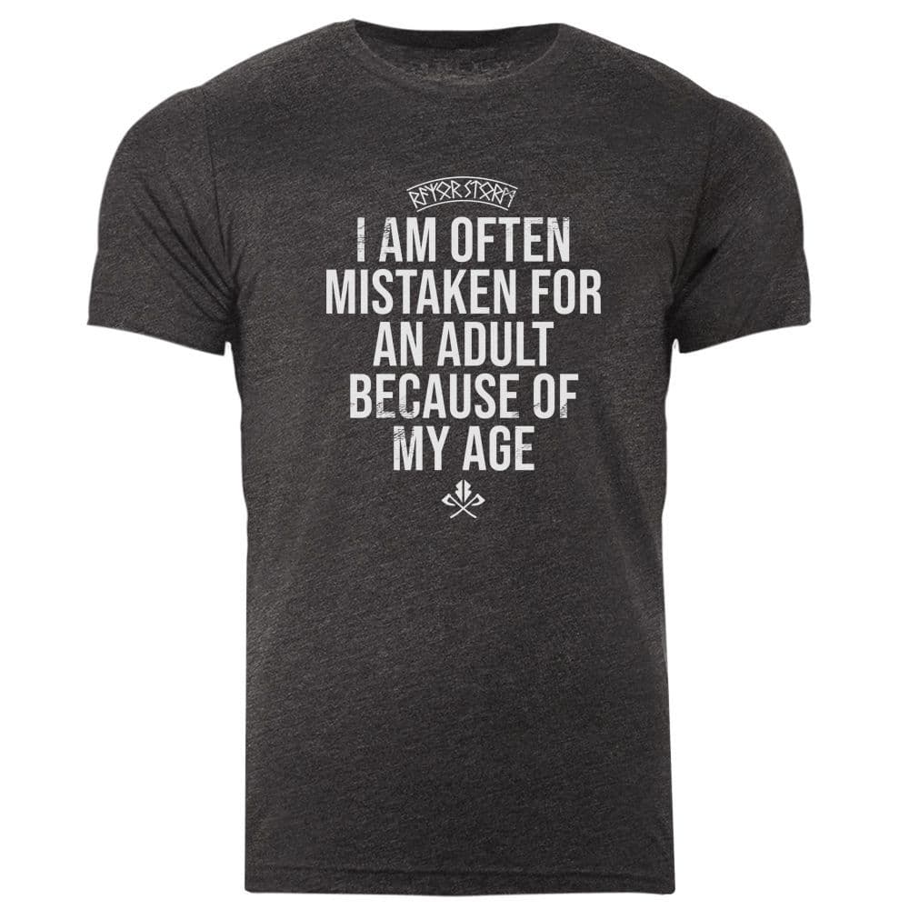 s893 I am often mistaken T-shirt - Dark Grey Heather