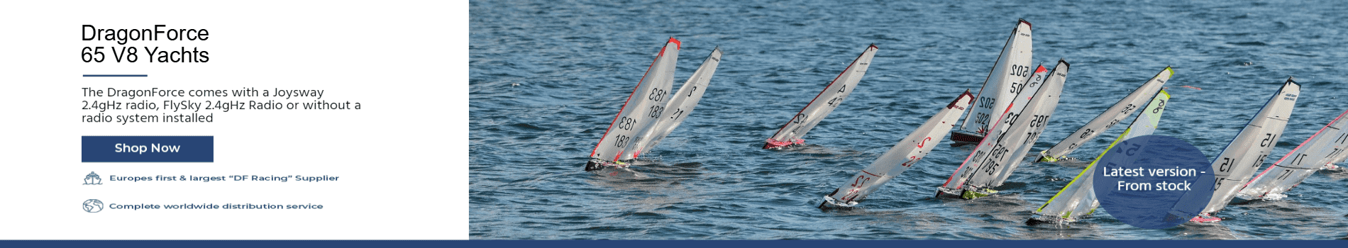 RC Yachts,Radio Controlled Yachts, DragonForce 65, DragonFlite 95