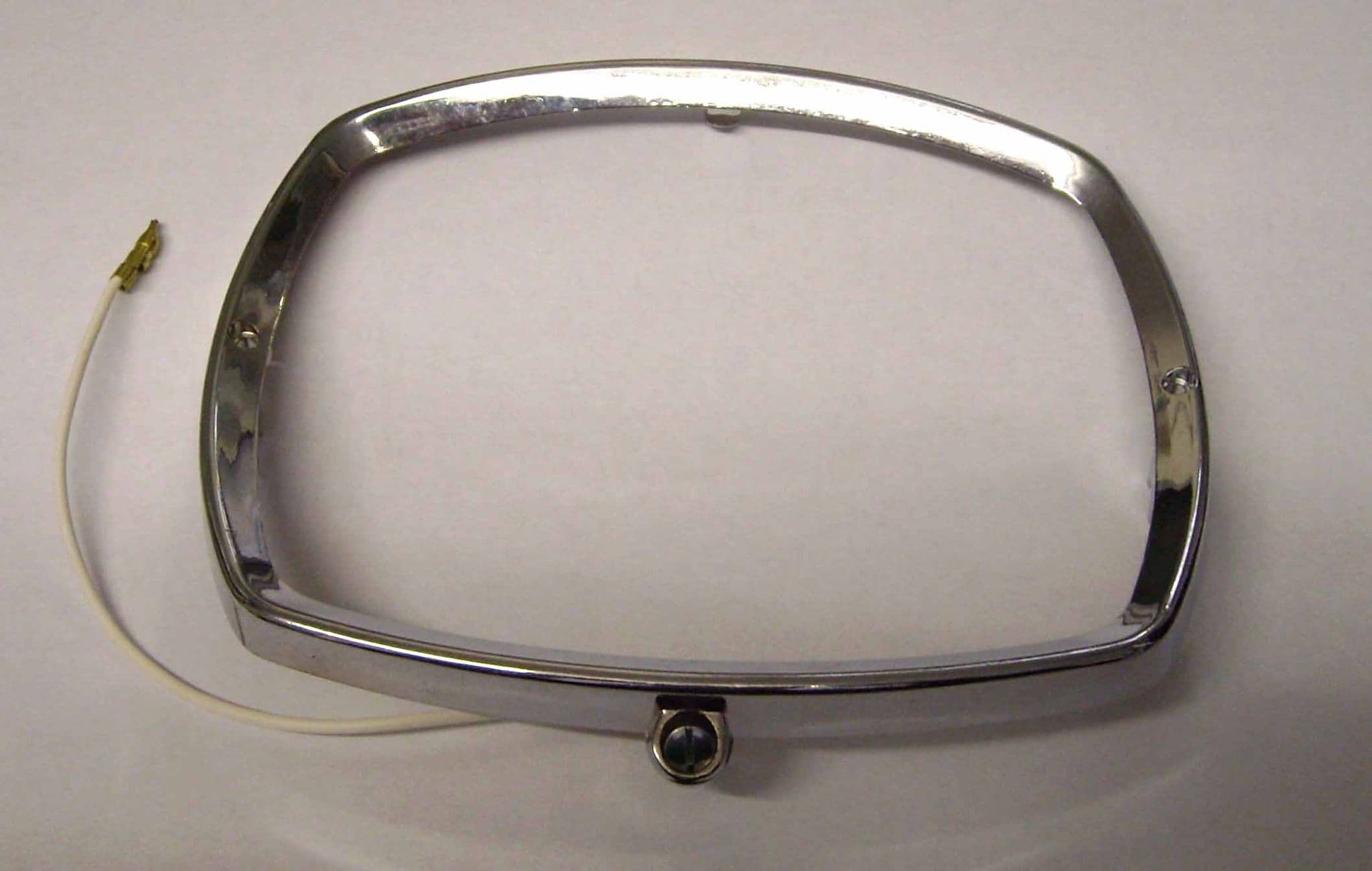 Lambretta GP Chrome Italian Head Light Trim & Earth Wire