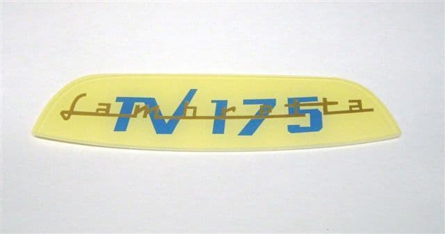 Lambretta Rear Frame Badge