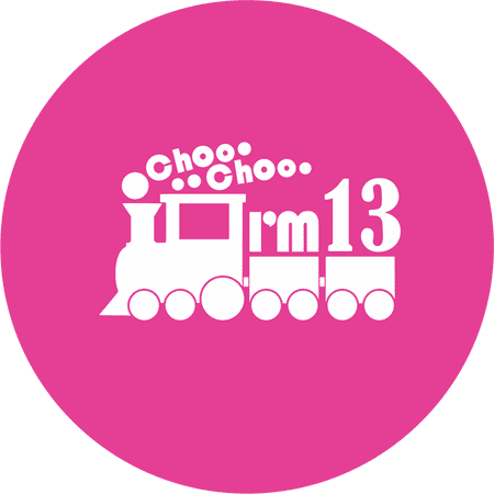 Choo Choo I m 13 Train Engraved circle stamp
